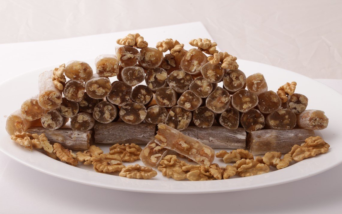 KEYIFCE Cevizli Fitil Lokum - Delight with Walnut stick