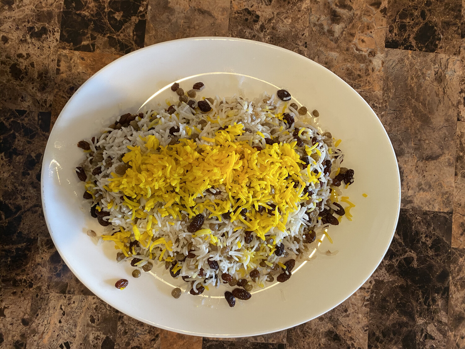 Lentil & Raisin Rice