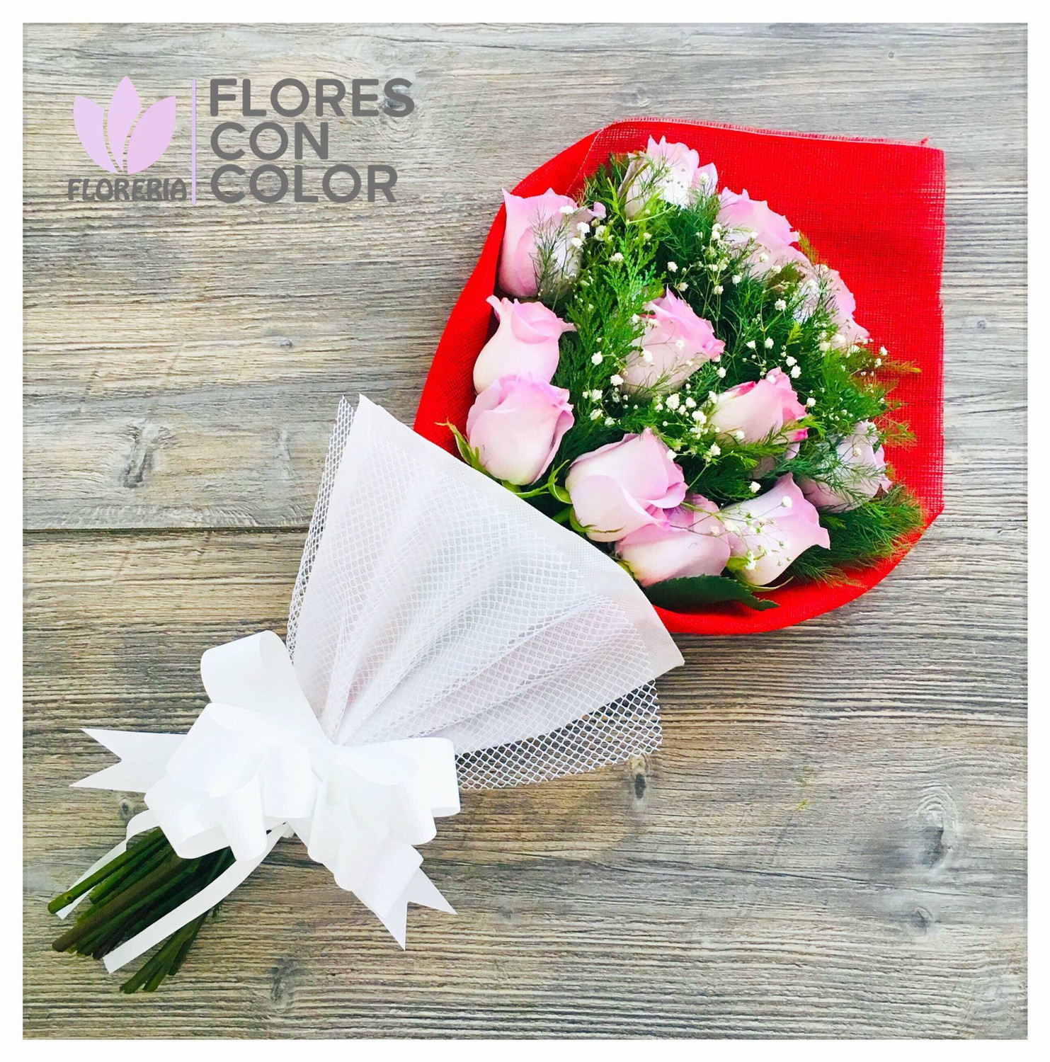 RAMO ROSA ROSADA EMPERATRIZ