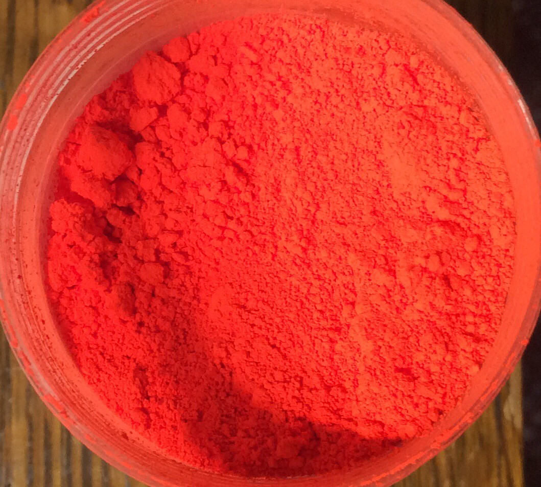 FLURO (NEON) BRIGHT ORANGE powder pigment 60ml
