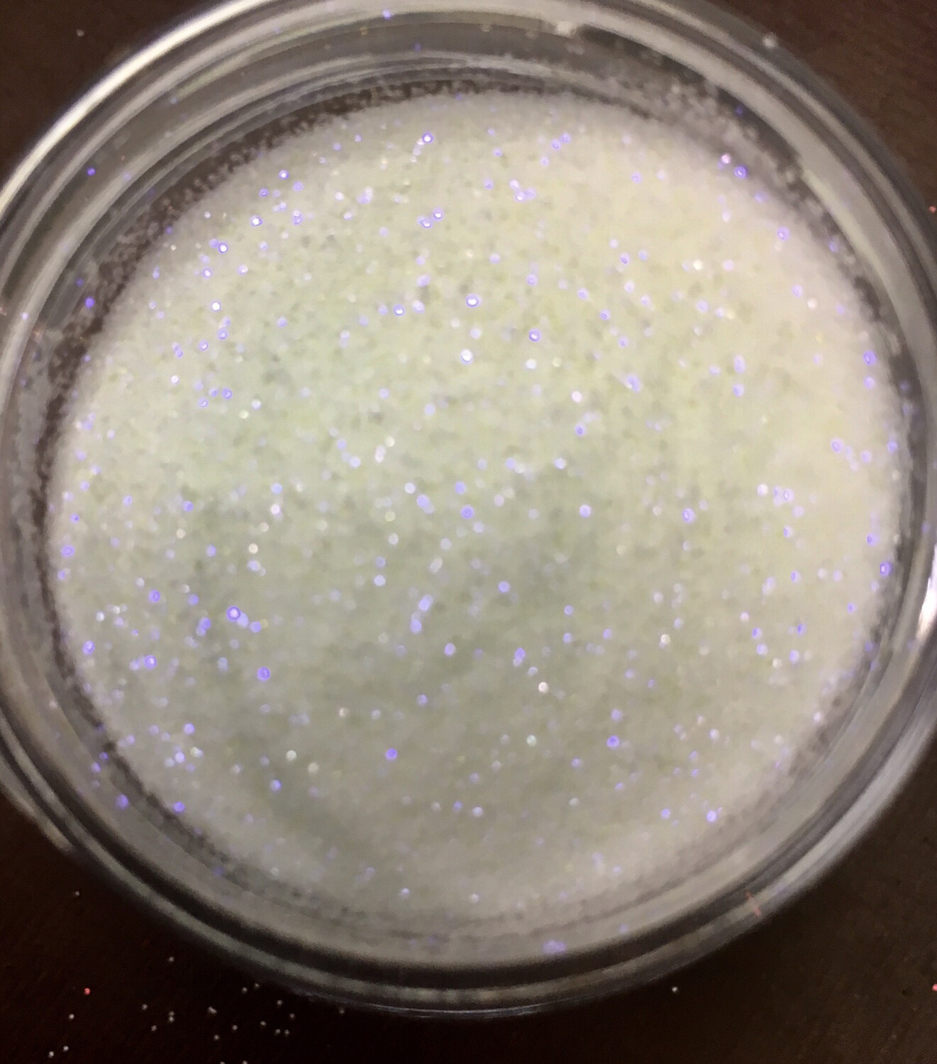 Dazzling White Holographic Glitter