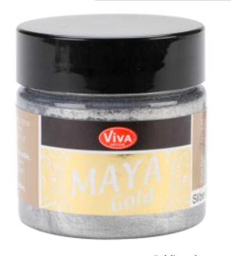 Viva Silver Metallic Paint 45ml