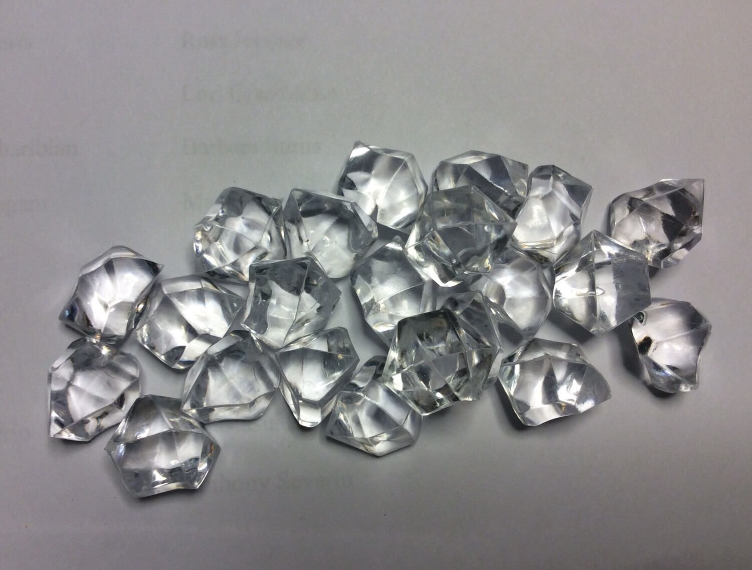 Large Clear Acrylic Ice Chunks (NEW)