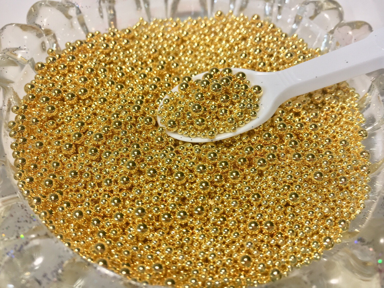 Mini Yellow Gold Metal Balls 50gr