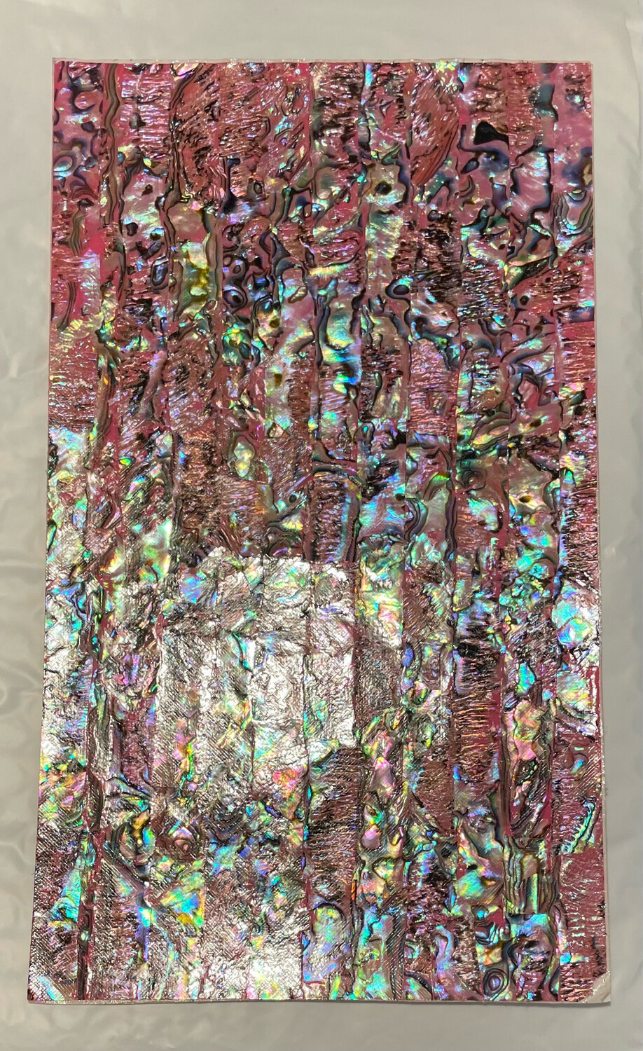 Pink Abalone Shell Veneer 5.5x9.5”