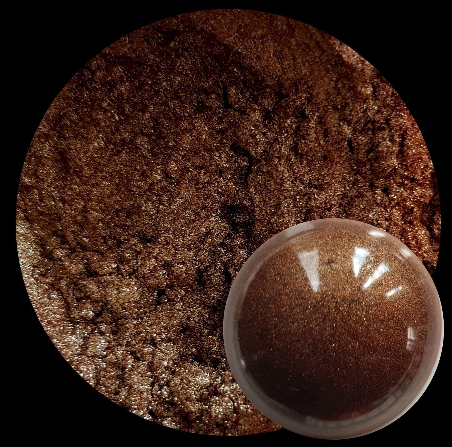 CHOCOLATE GOLD Metal Luster pigment 25gr Opaque