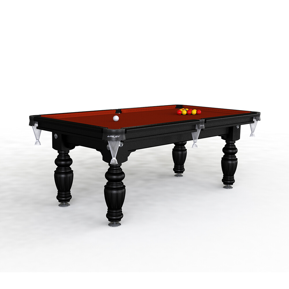 Riley Aristocrat Slate Pool Table - 7ft English Pool - Solid Wood ...