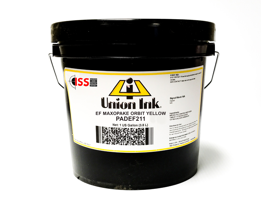 Union Maxopake Plastisol Ink | Orbit Yellow - PADEF211