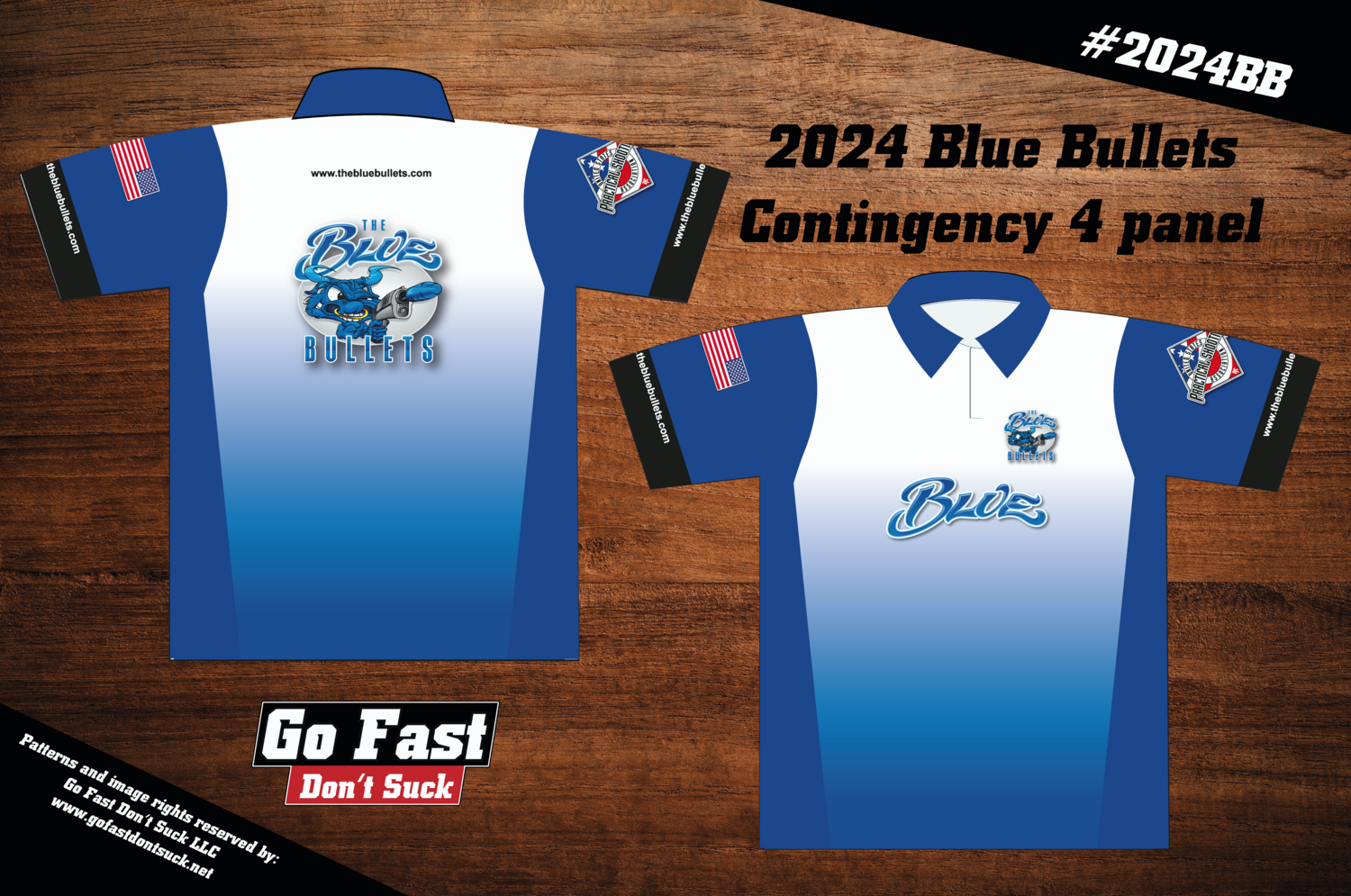 2024 Blue Bullets Contingency program jerseys – Store – Go Fast Dont Suck
