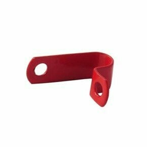 RCHL28 7MM PYRO CABLE CLIP LSF RED