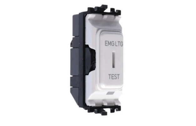 MK K4898ELWHI 20a SP (EMG LTG TEST) Key Switch