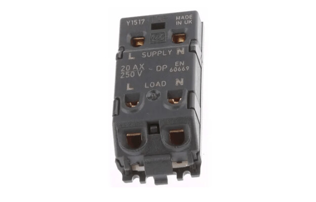 MK K4917WHI 20a DP Key Switch