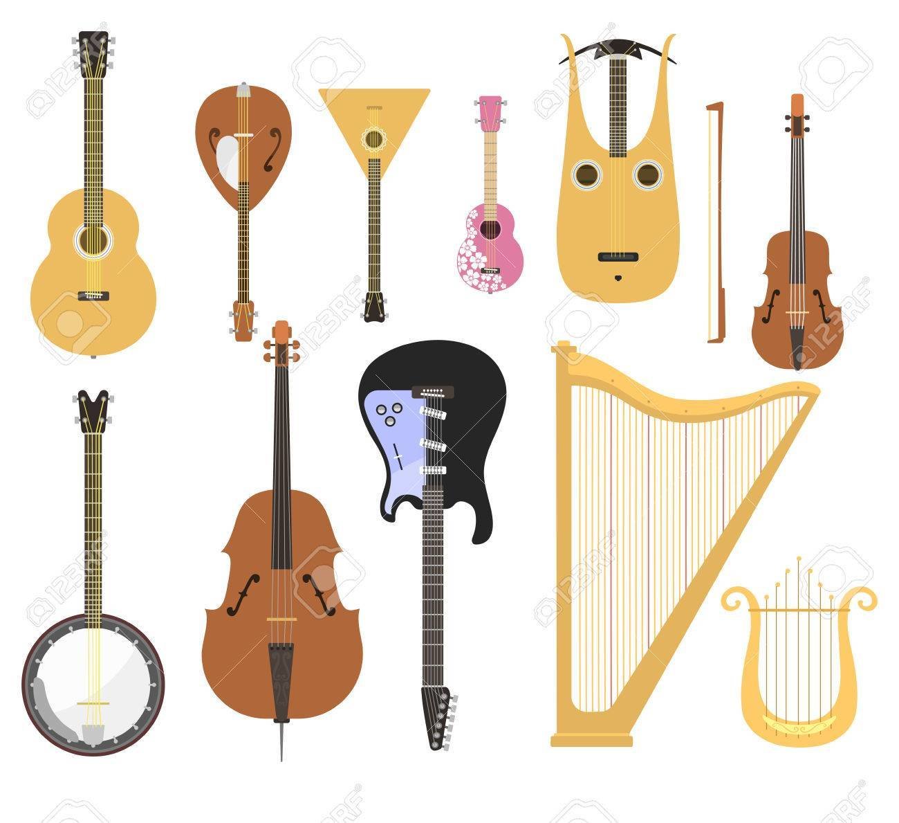 Divers instruments à cordes