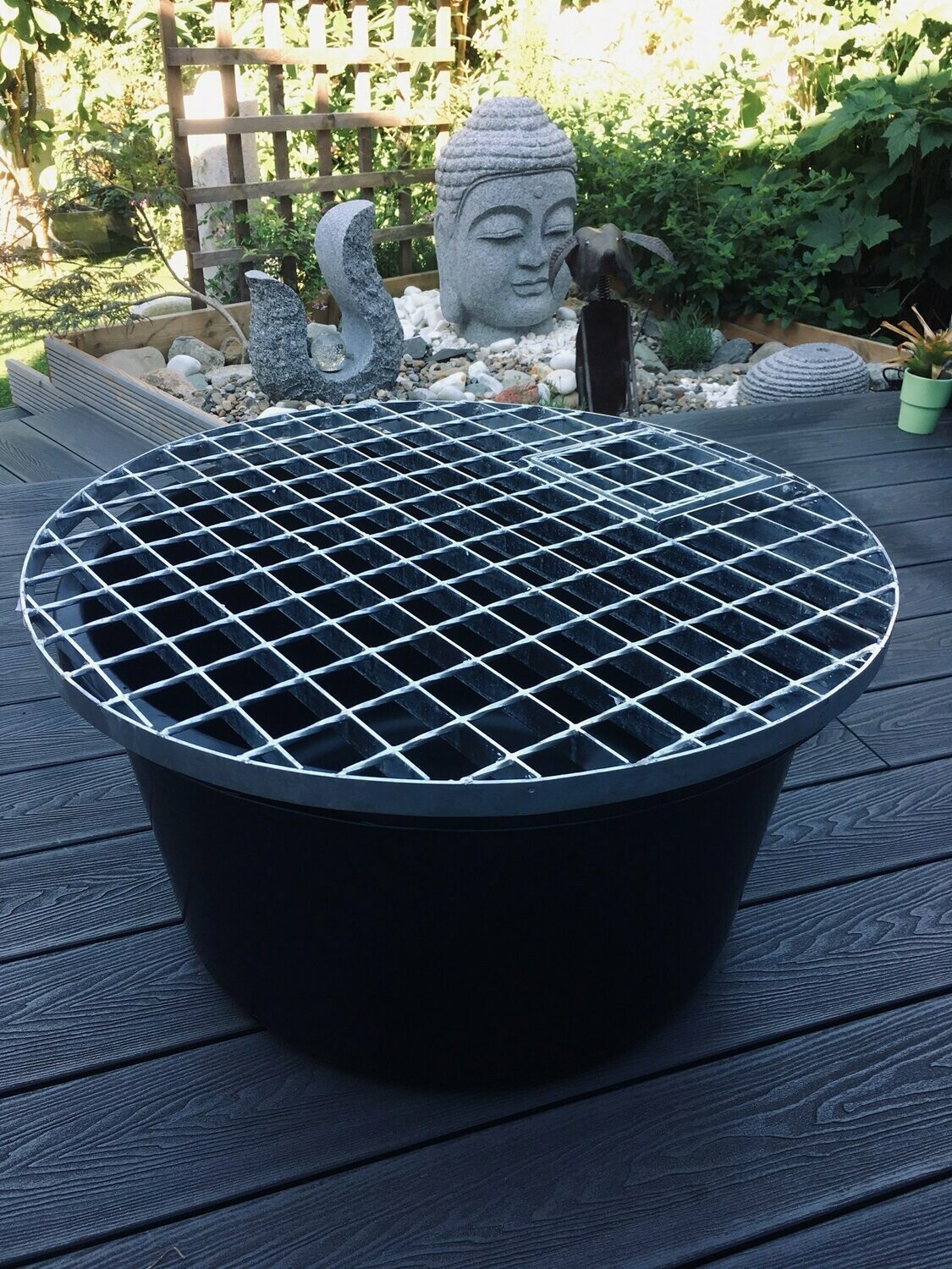 70cm Galvanised Steel grid and plastic reservoir