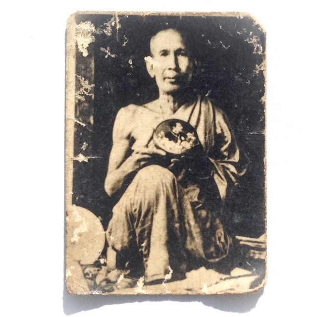 Roop Tai Kroo Ba Ajarn 2485 BE – Guru Monk Photograph Blessed by Luang ...