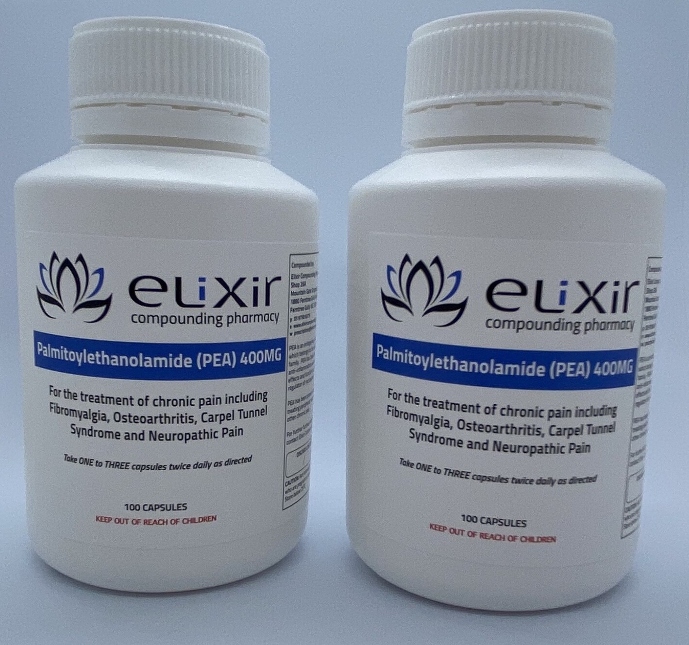 Palmitoylethanolamide (PEA) 400mg - 200 Capsules