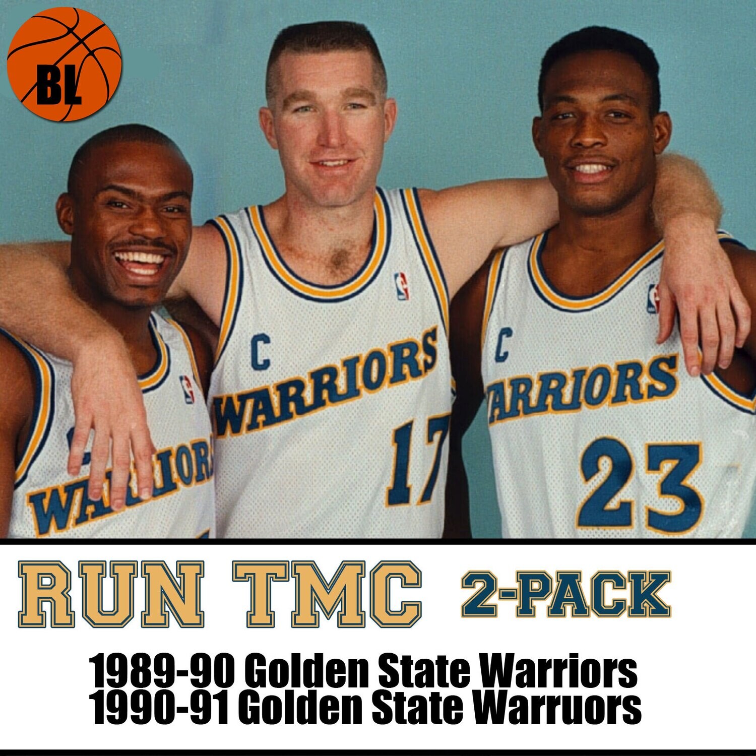 RUN TMC 89-90 and 90-91 Golden State (N) – BL team sheets – Store ...