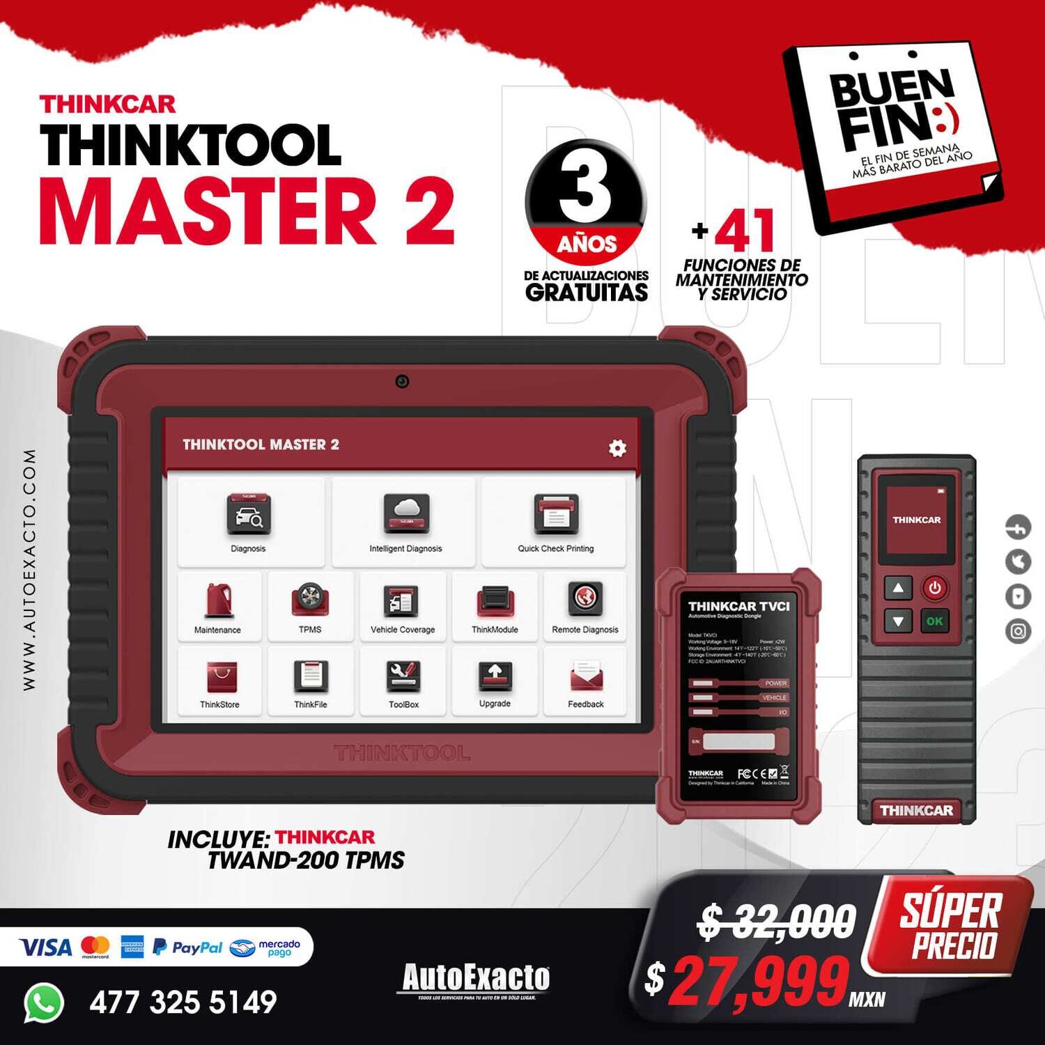 THINKTOOL MASTER 2 + TWAND200