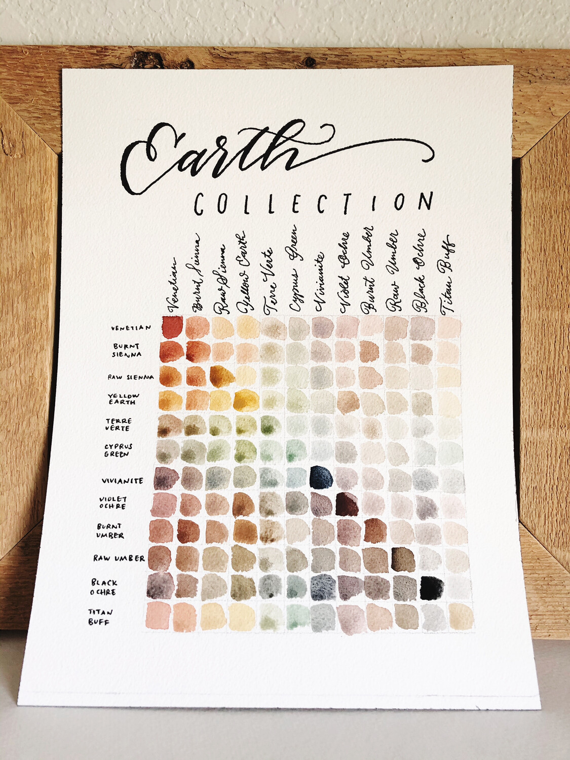 Earth Color Chart