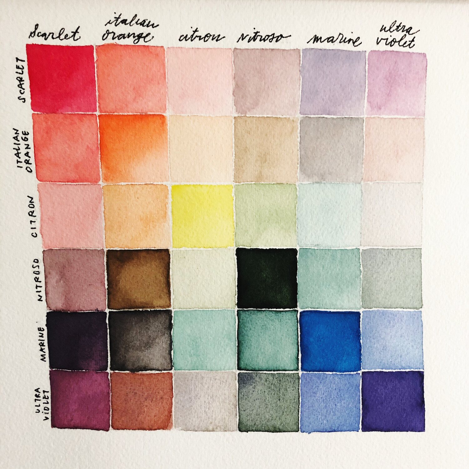 Promise - Color Chart