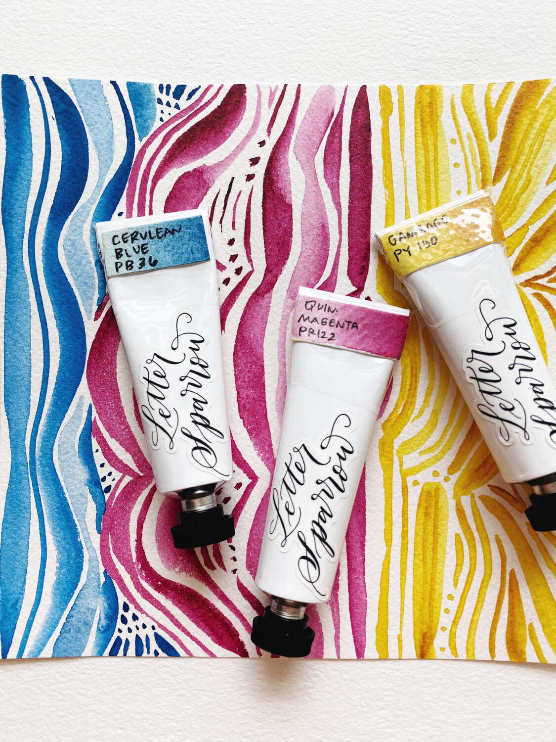 NEW Primary Watercolor Tubes (Set of 3)