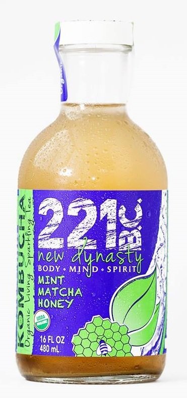 221 BC Kombucha Probiotic Beverage 1/2 Case