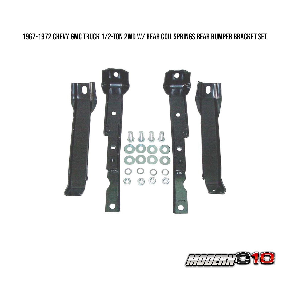1967-1972 Chevy GMC Truck 1/2-ton 2WD w/ Rear Coil Springs Rear Bumper ...