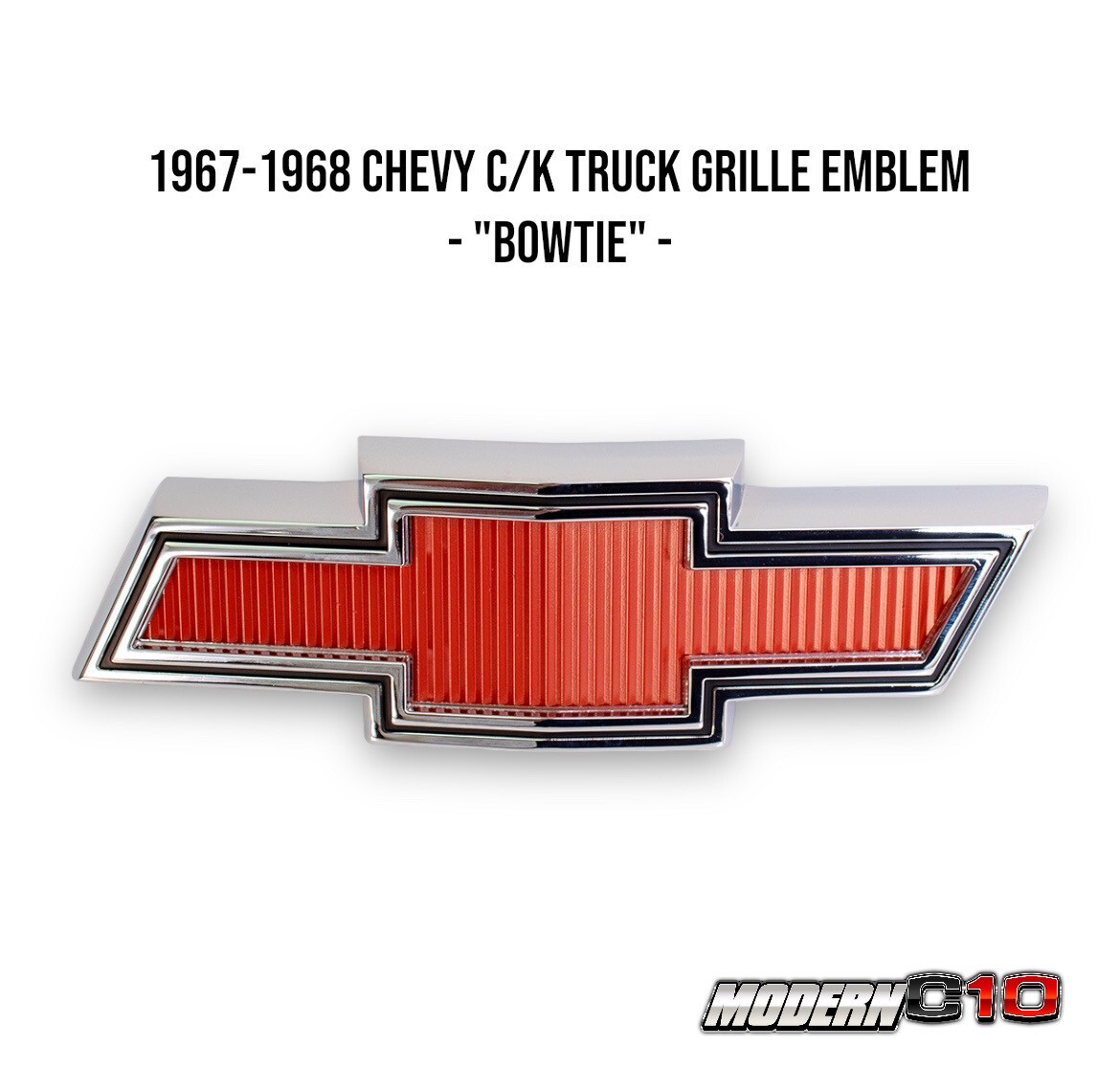 1967-1968 Chevy C/K Truck Grille Emblem - "Bowtie"