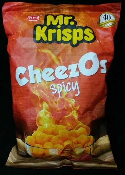 MR.KRISPS CHEEZOS - FLAMING HOT(24 PK X 80G)