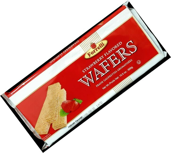 FORRELLI Strawberry Wafers, 24x10.5 oz. - F4 M97384