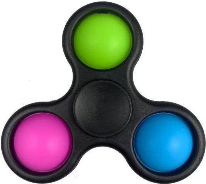 Simple Sensory Fidget Spinner Popper Fidget pop it bubble push pops