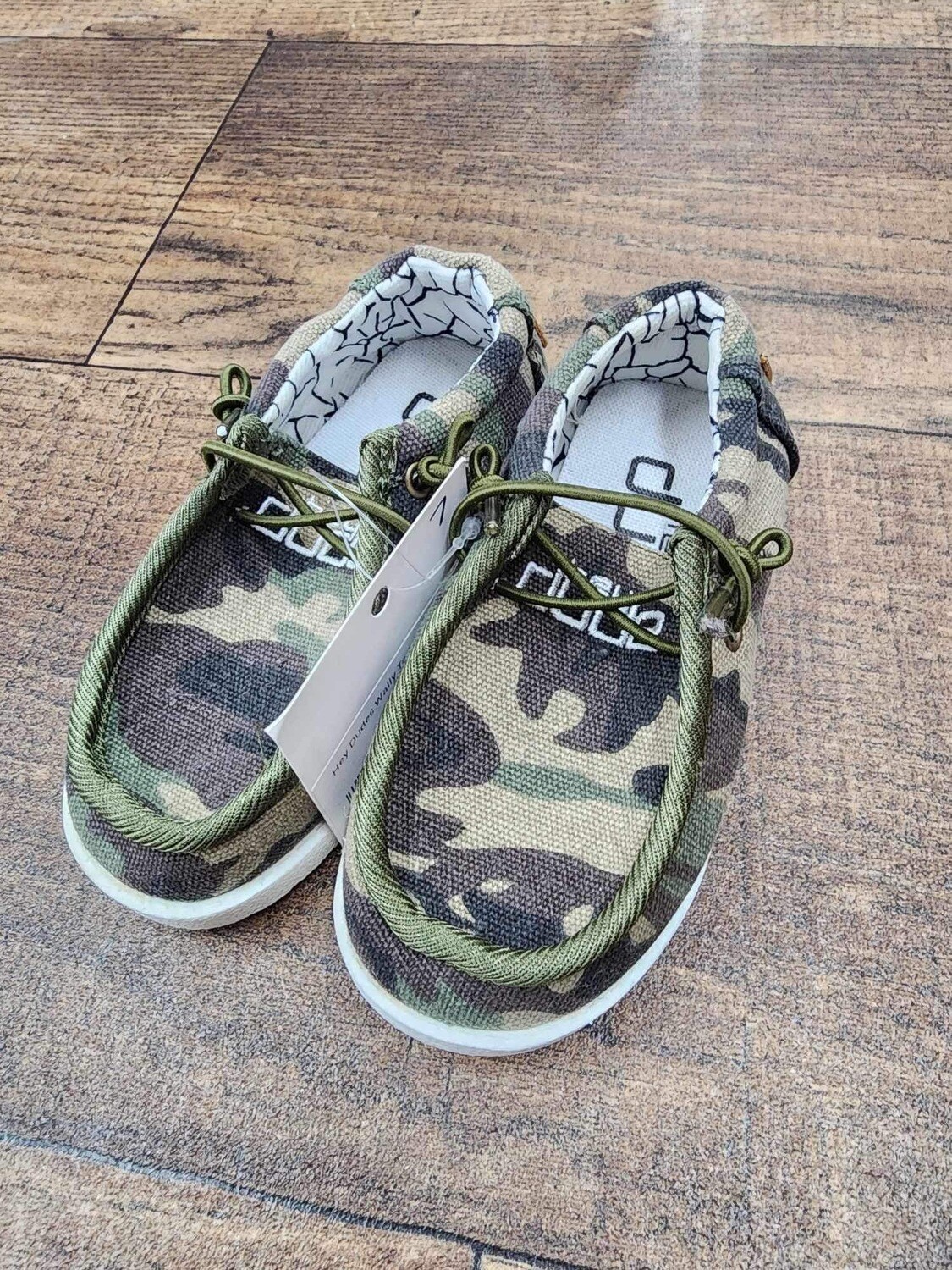 Hey Dudes Camouflage Print Custom