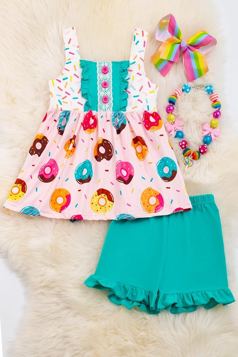 Boutique Donut Sprinkle 2 pc Outfit