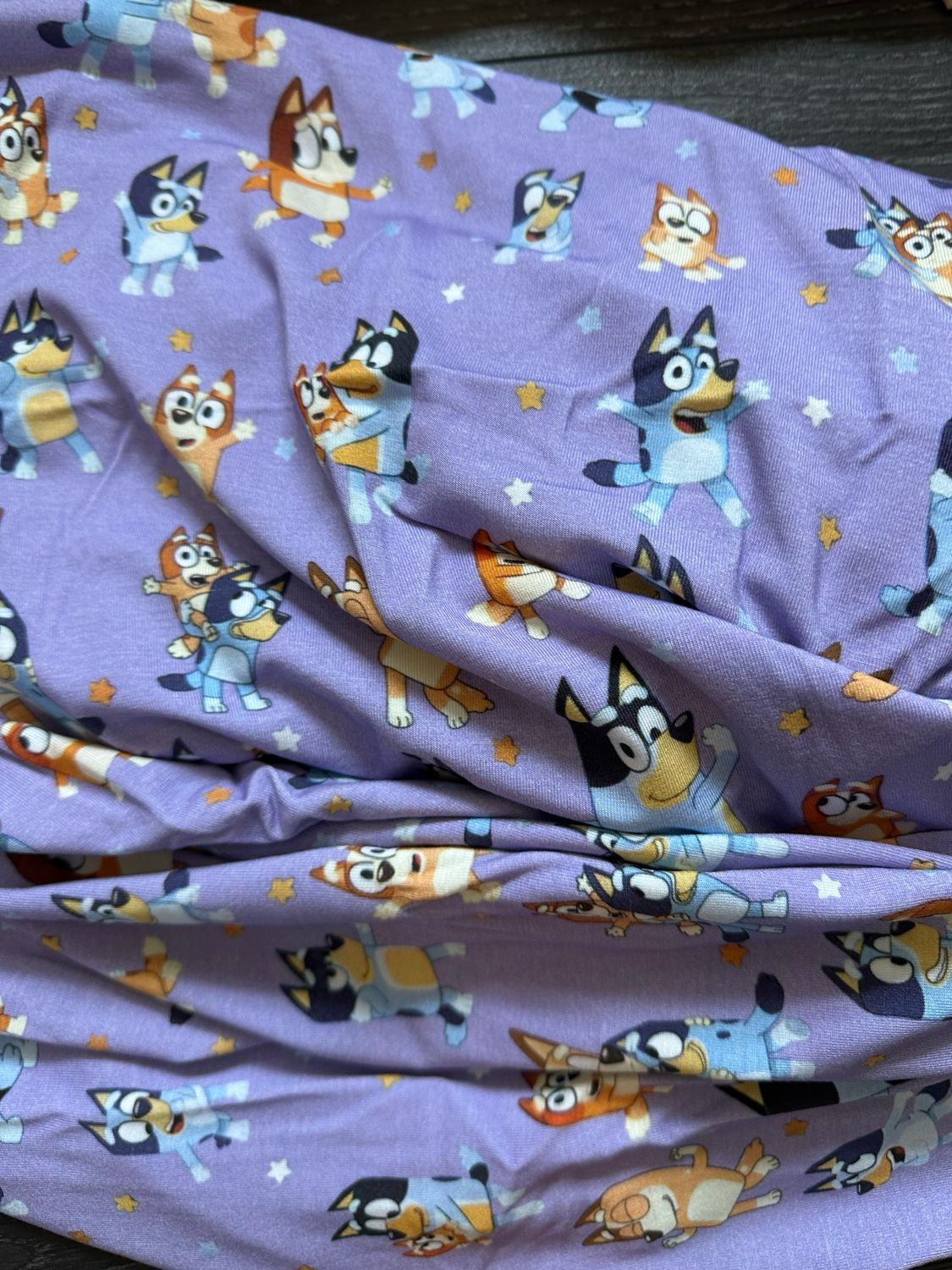 10in X 10in Bamboo Fabric Squares (Bluey Purple)