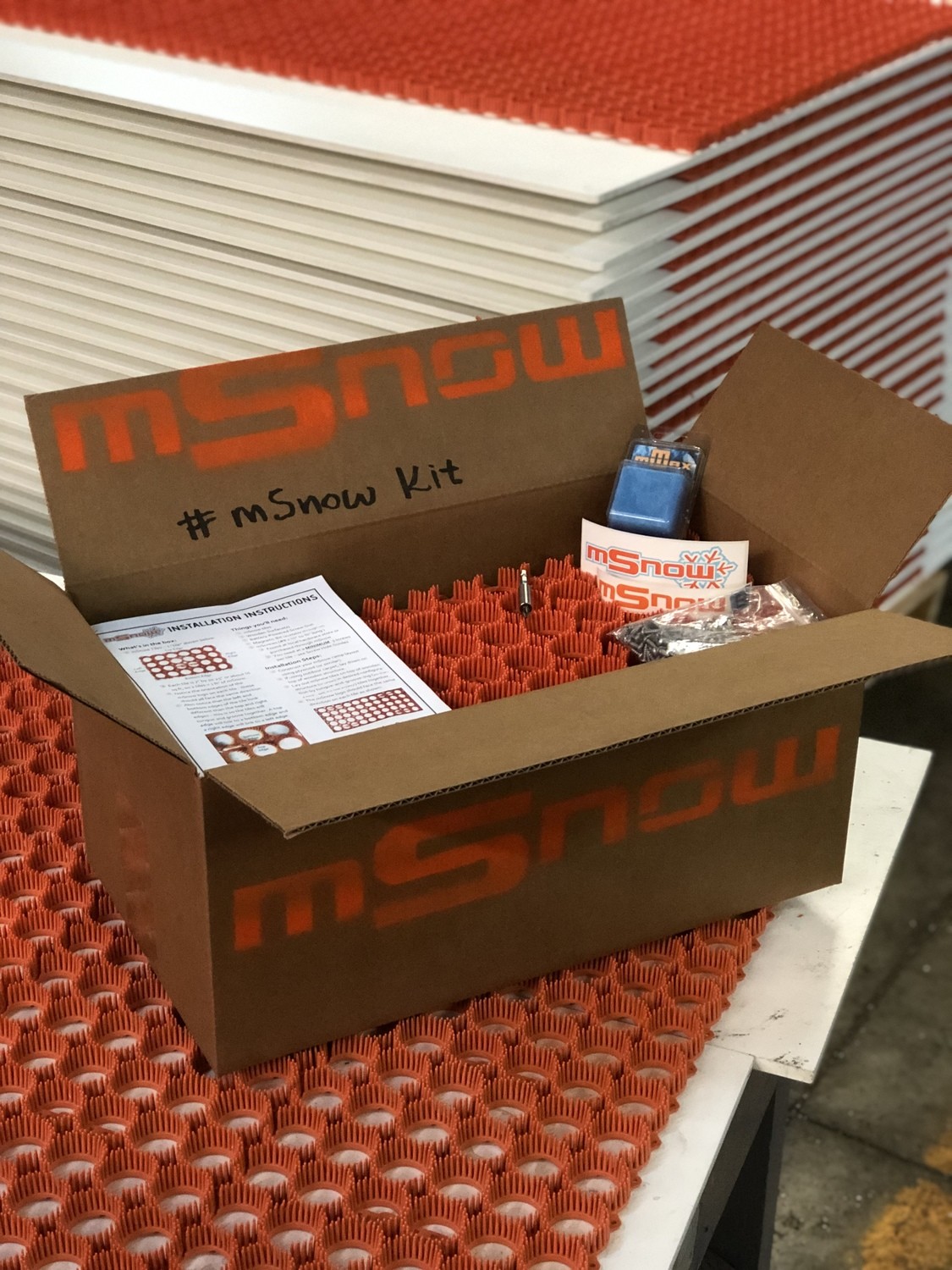 Backyard Orange – SMALL KIT – mSnow Kits – mSnow