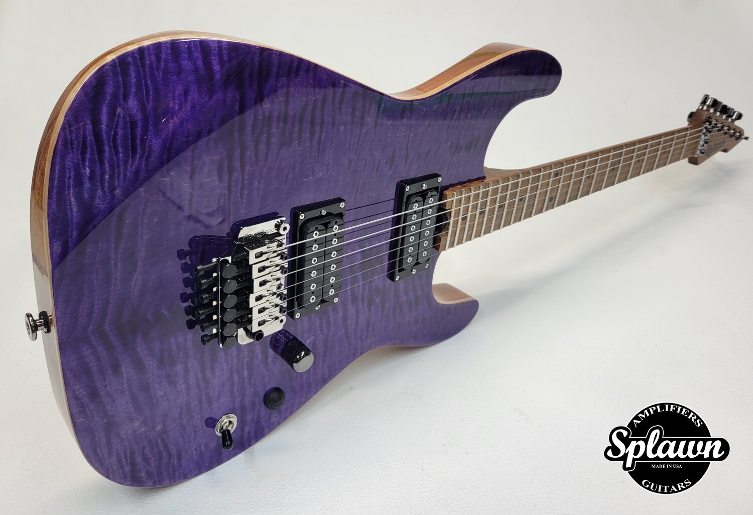 Splawn SS2C Drop Top Flame Maple Purple Stain