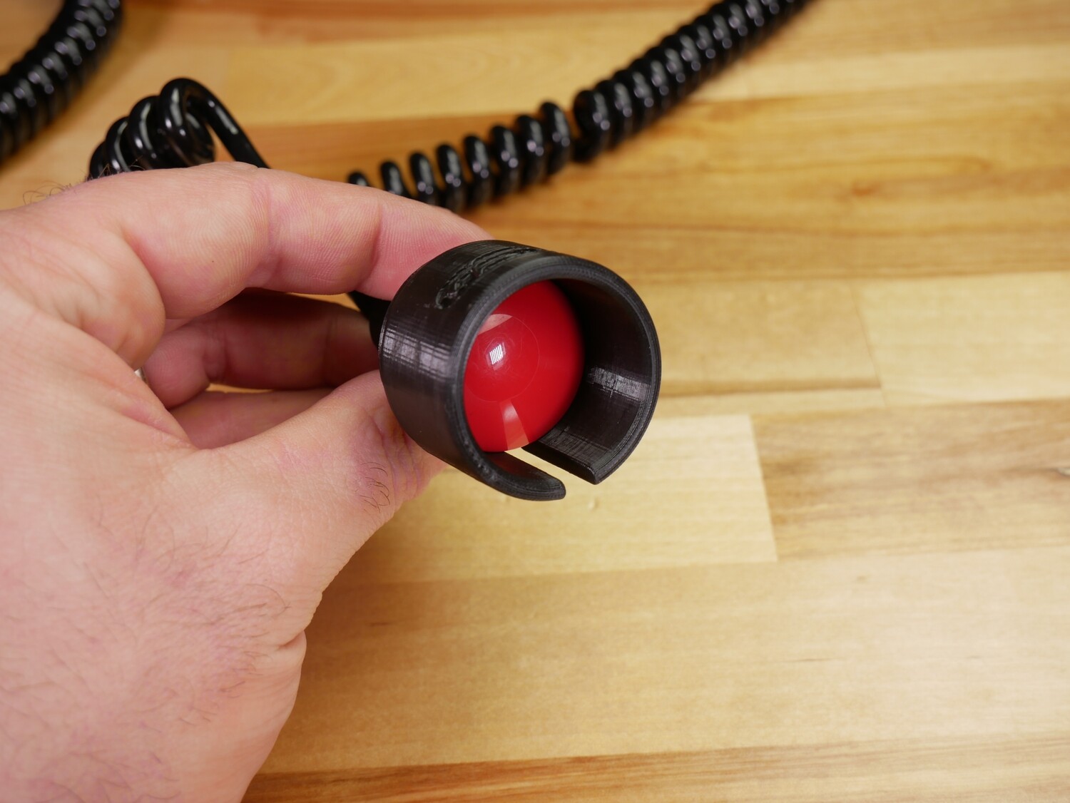 Oversized Mushroom 360 Degree Transbrake Button Guide