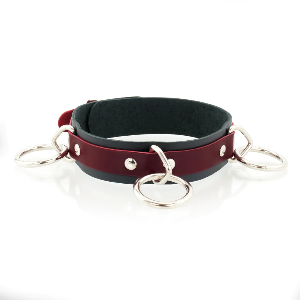Collier 3 anneaux / 3 ring slave collar - Medium