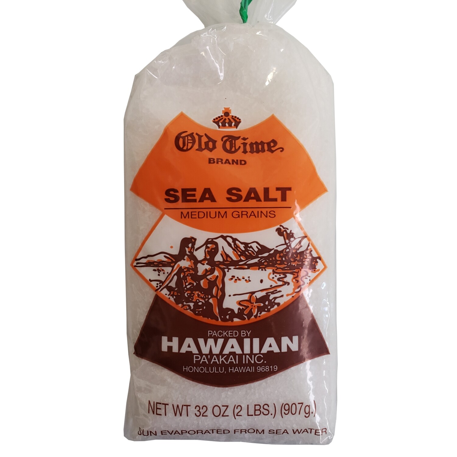 Old Time Hawaiian Sea Salt 2LB (Med Grains) | Sea Salt