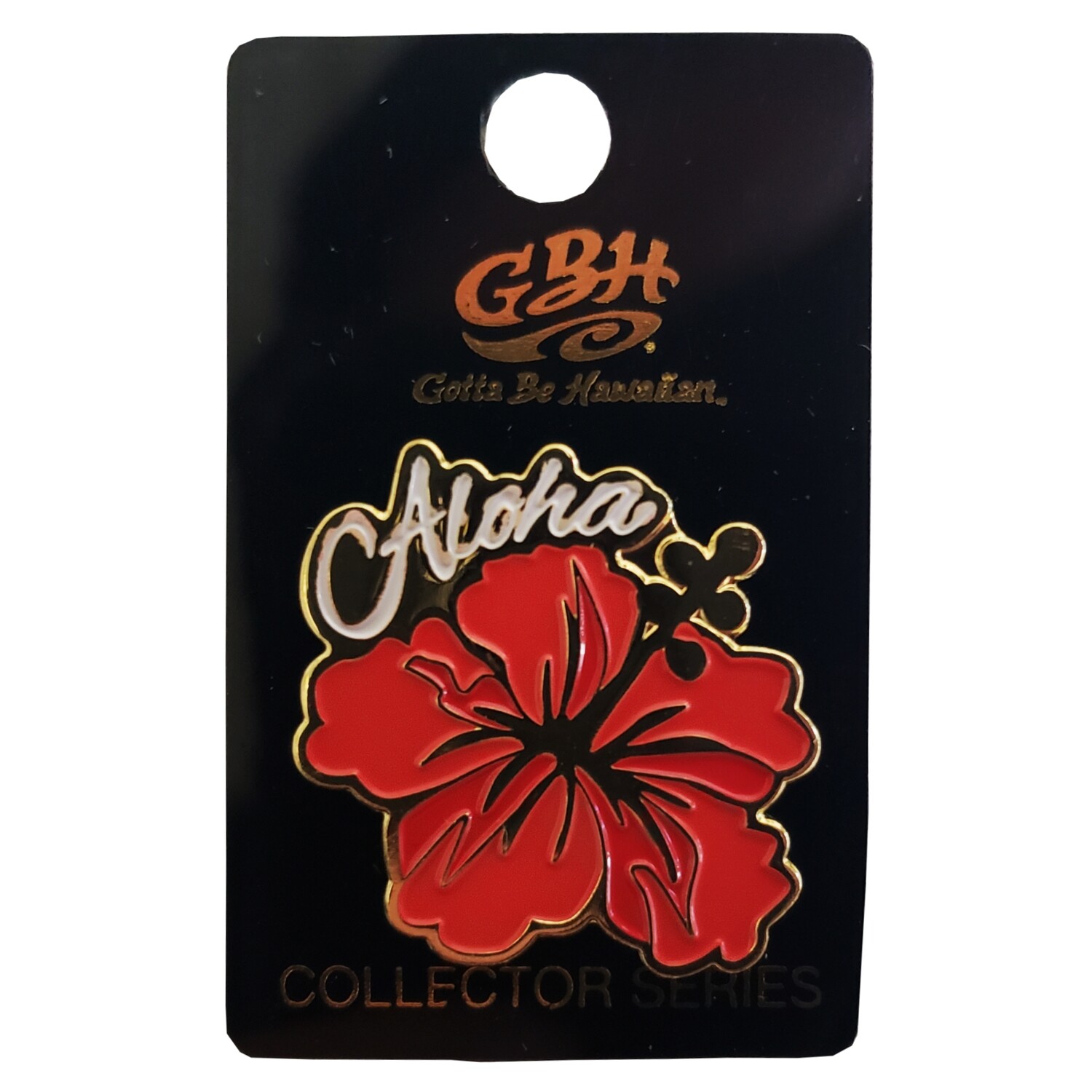 Aloha Red Hibiscus Pin | Hawaii Souvenir