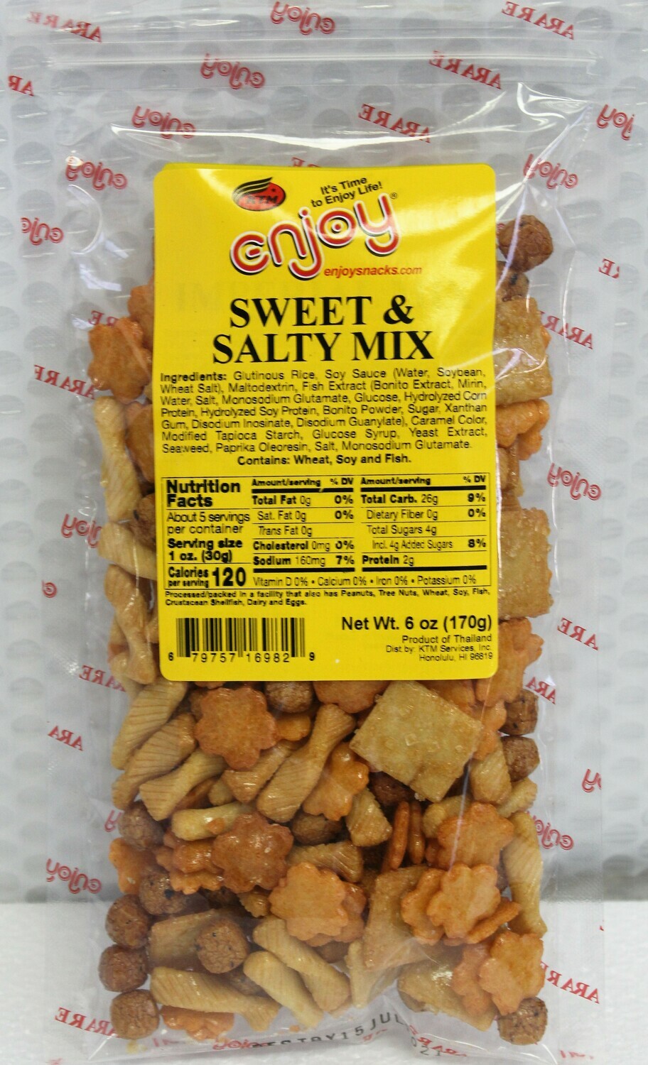 Enjoy Sweet & Salty Mix 6 oz | Arare Japanese Crackers