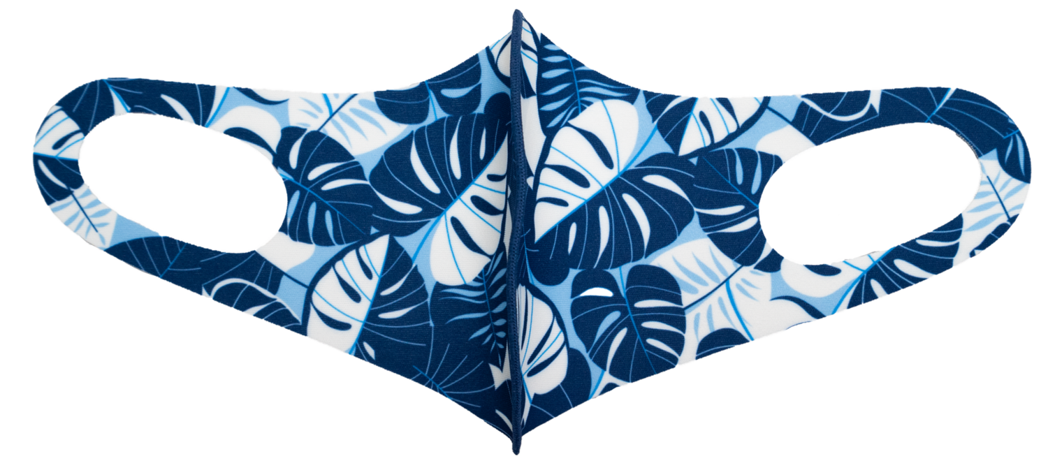 Adults Polyester/Spandex Washable Mask - Aloha Festival