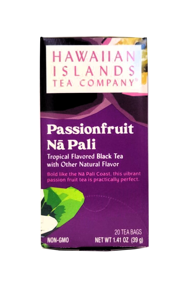 Hawaiian Islands Tea Co. Passion Fruit Napali Tropical Flavored Black ...