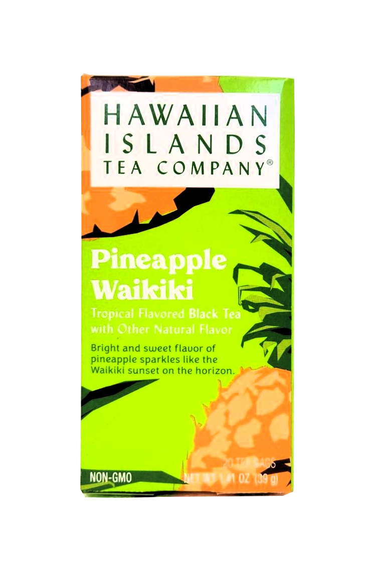 Hawaiian Islands Tea Co. Pineapple Waikiki Tropical Flavored Black Tea ...