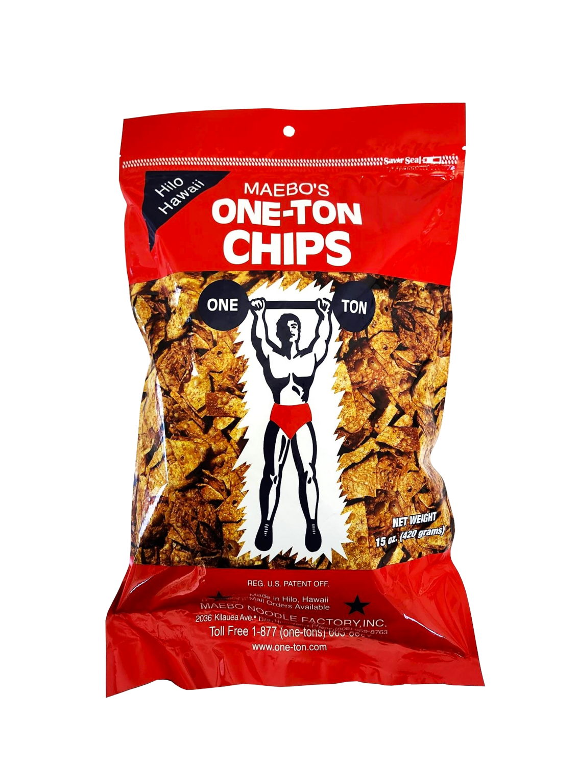Maebo's One-Ton Chips 15 oz.