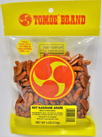 Tomoe Hot Kakitane Arare 4 oz