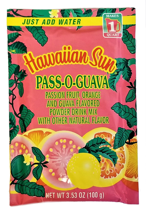 Hawaiian Sun Powdered Pass-O-Guava Nectar Drink Mix 3.53 oz