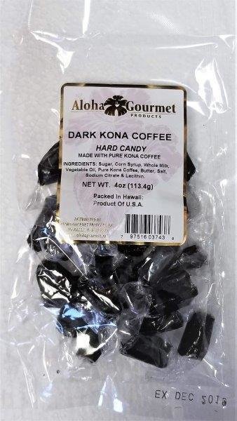 Dark Kona Coffee Hard Candy | Hawaii Candy Treat