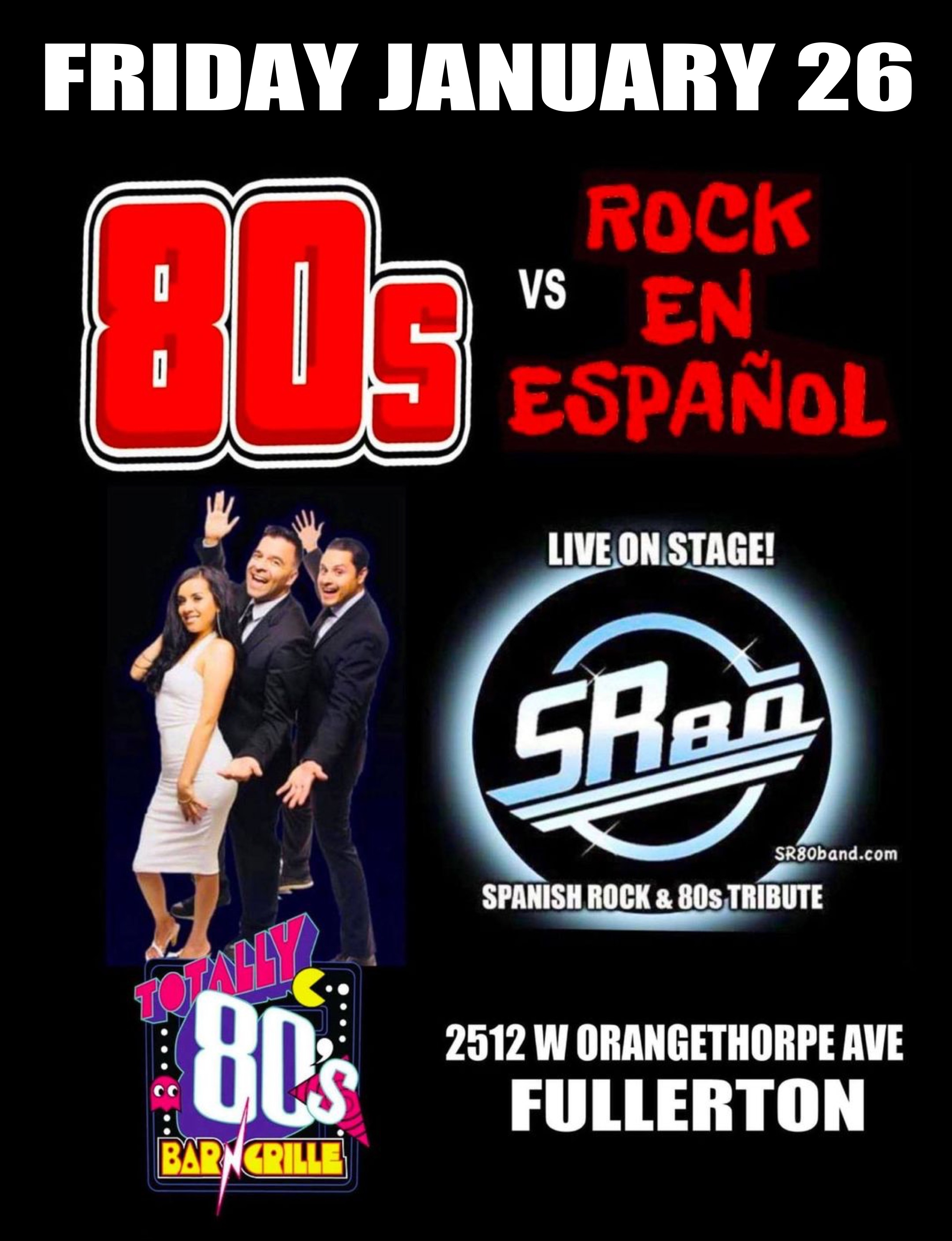 January 26th 2024 - Friday - Rock en Espanol - Live - Tribute Show + 80 ...