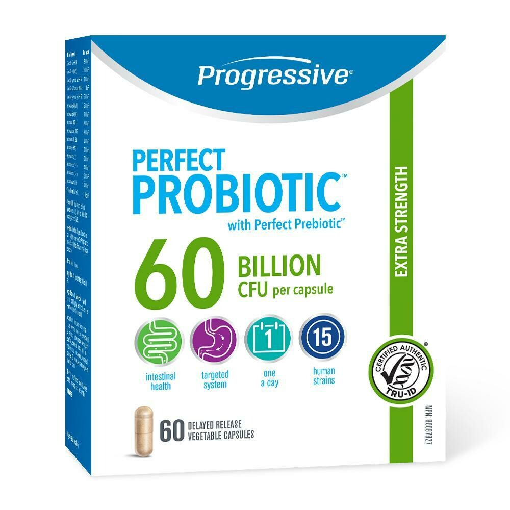Progressive - Perfect Probiotic | 60 Billion CFU - 60 Caps